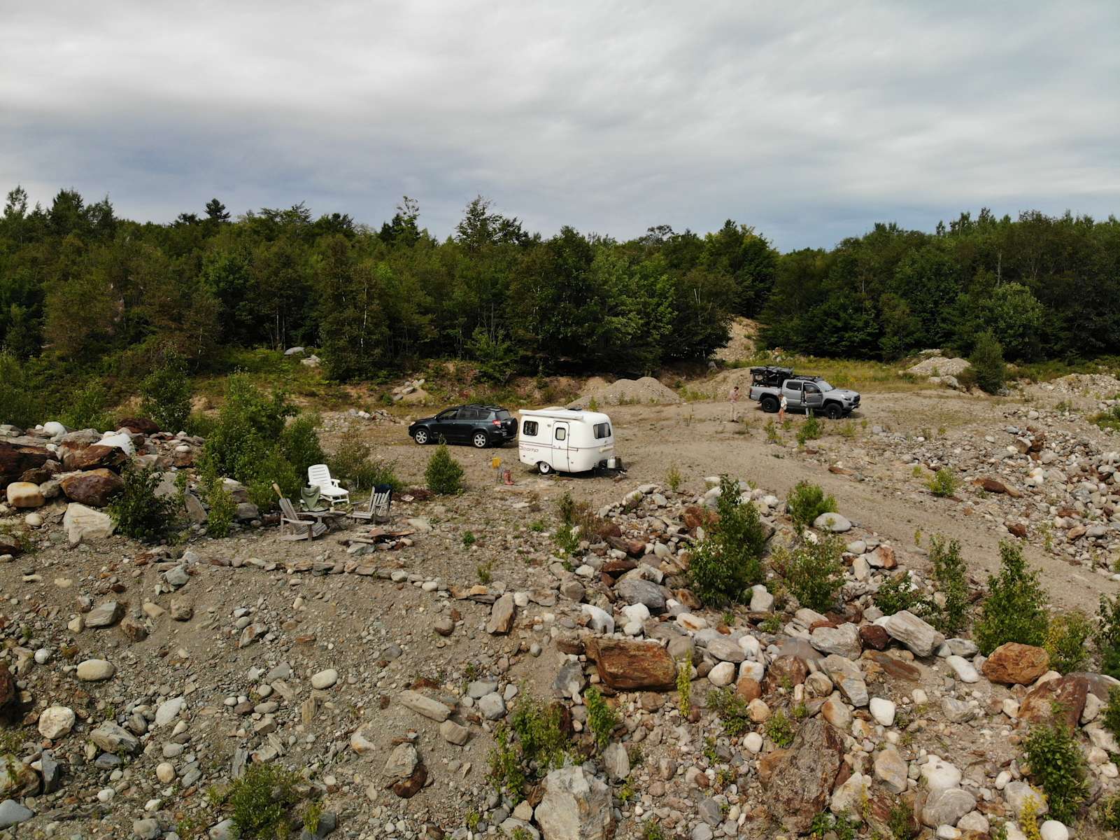 The Kingdom Pit - Hipcamp in Montville, Maine