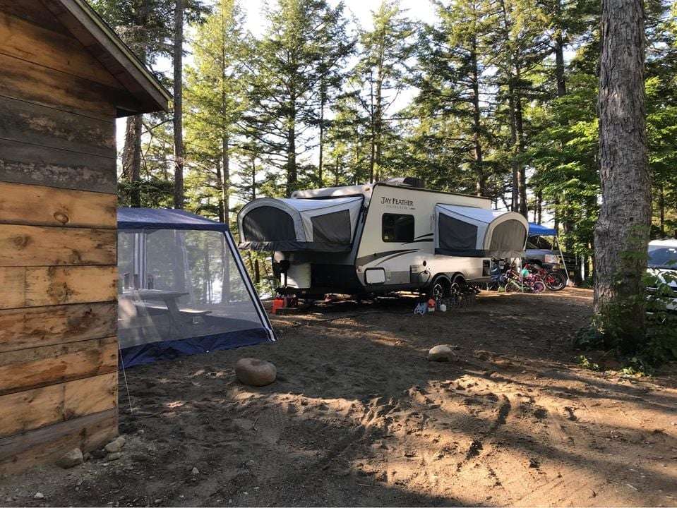 Lakefront Camping & RV - MAINE - Hipcamp in Lee, Maine