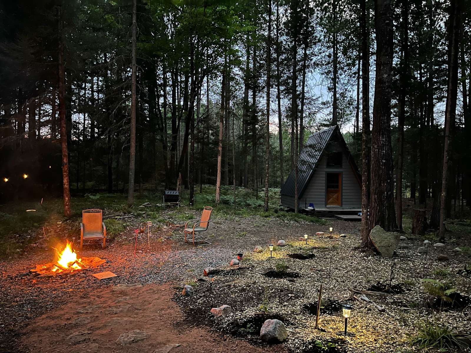 The Hoegger Hideaway - Hipcamp in Three Lakes, Wisconsin