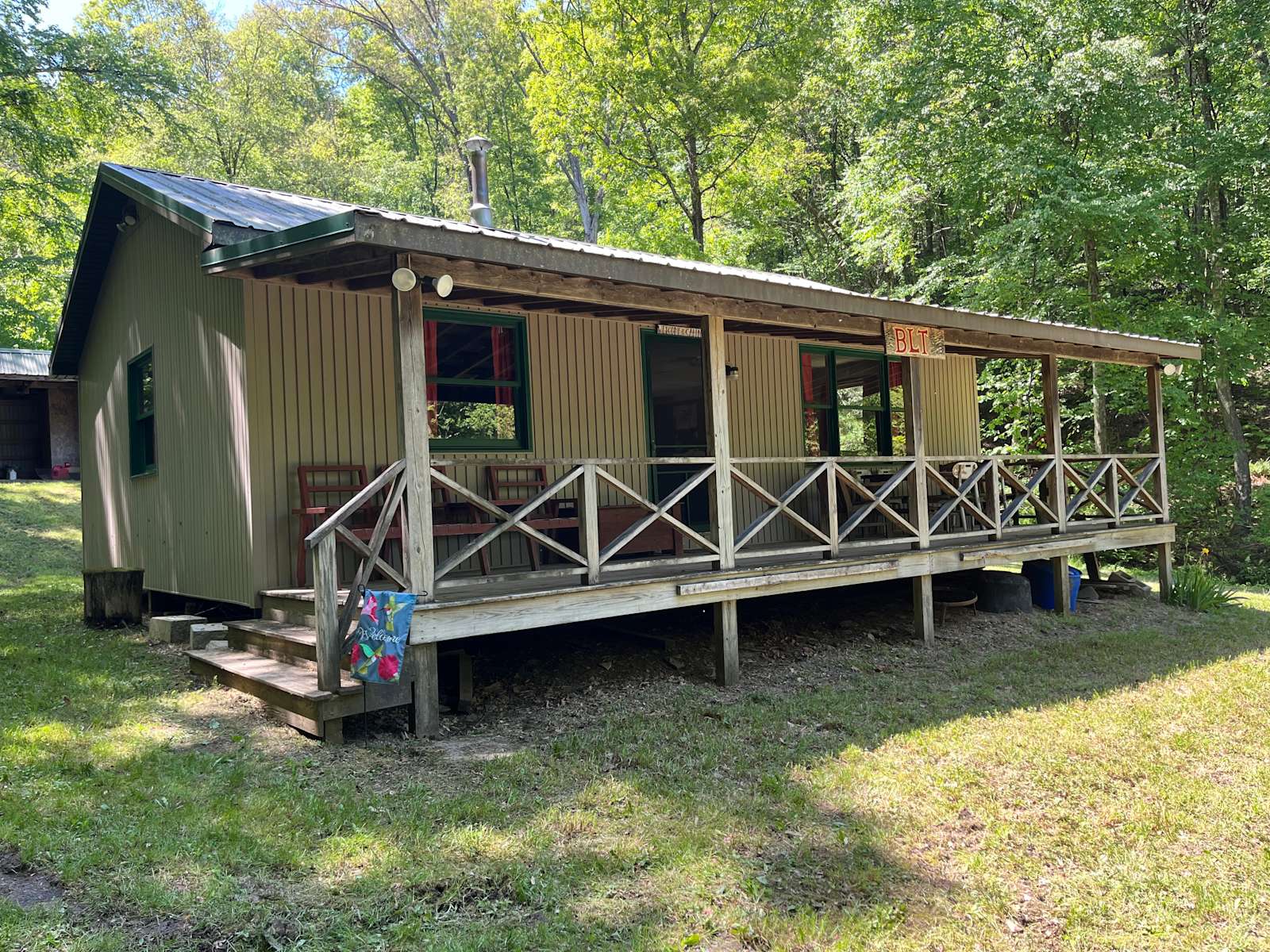 Secluded BLT Cabin - Hipcamp in Picture Rocks, Pennsylvania