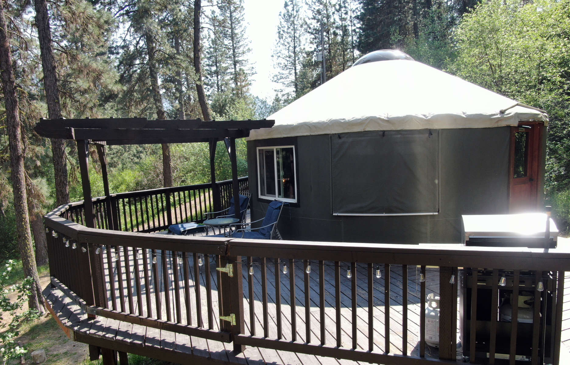 Wildedge Ranch Yurt - Hipcamp in Garden Valley, Idaho
