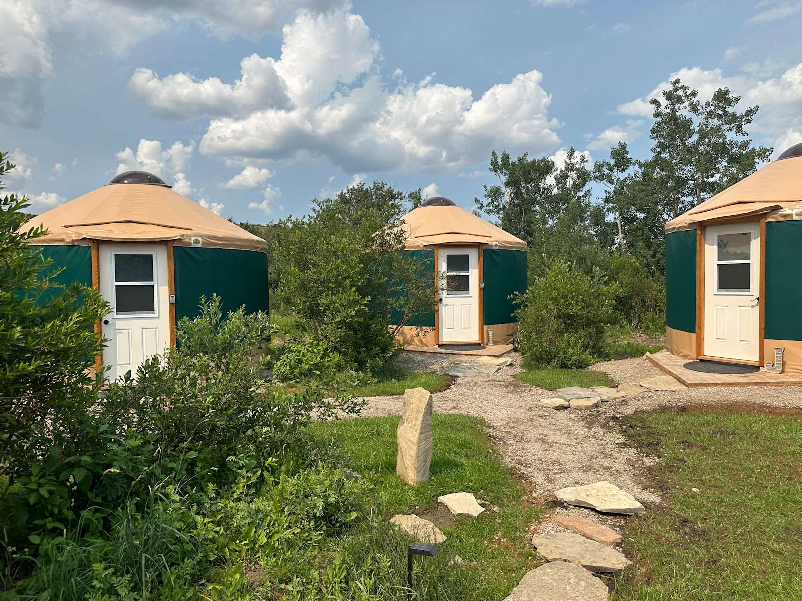 Kiowa Frontier Yurts and Cabins - Hipcamp in Browning, Montana