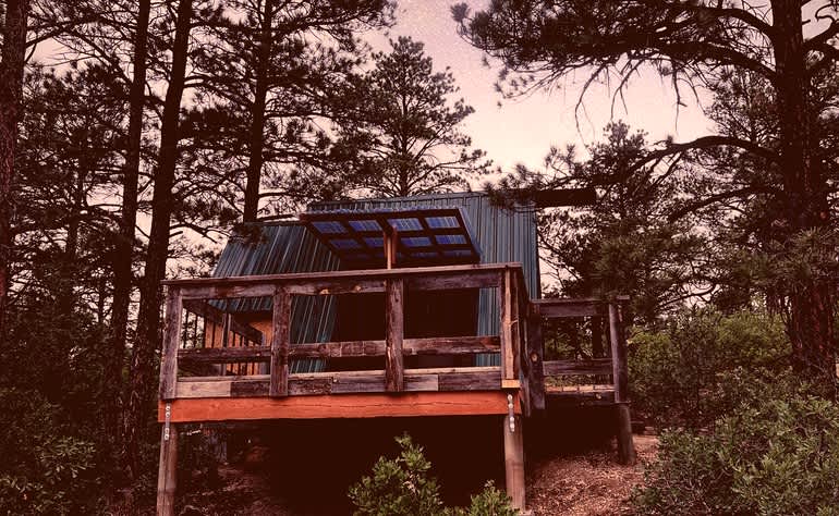 Peak View Convertible A Frame - Hipcamp in Trinidad, Colorado