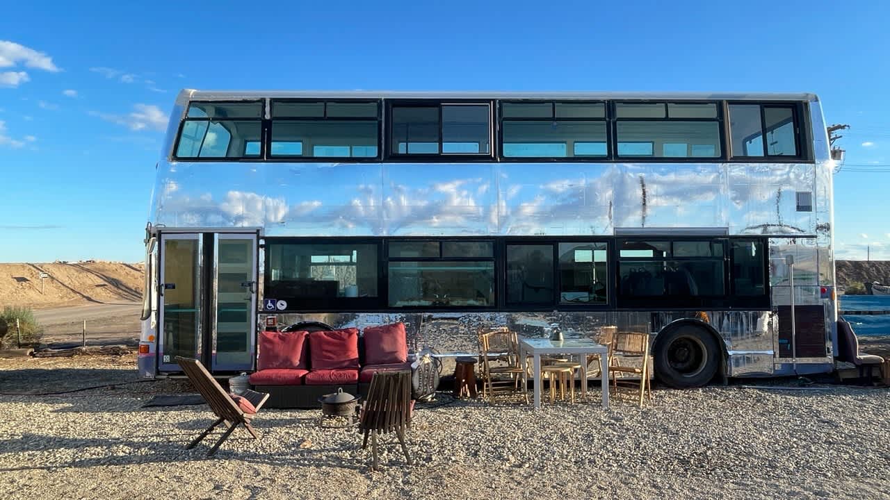 The Invisible Bus in Bombay Beach - Hipcamp in Niland, California