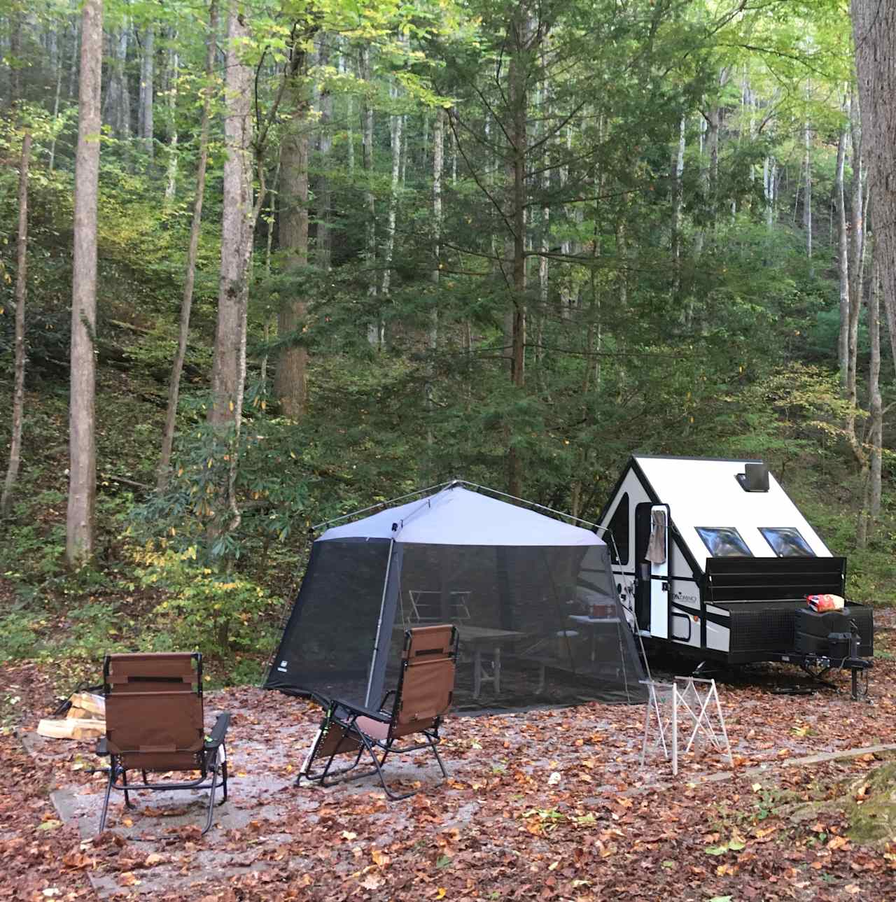Elkmont Campground in Great Smoky Mountains National Park, Tennessee ...