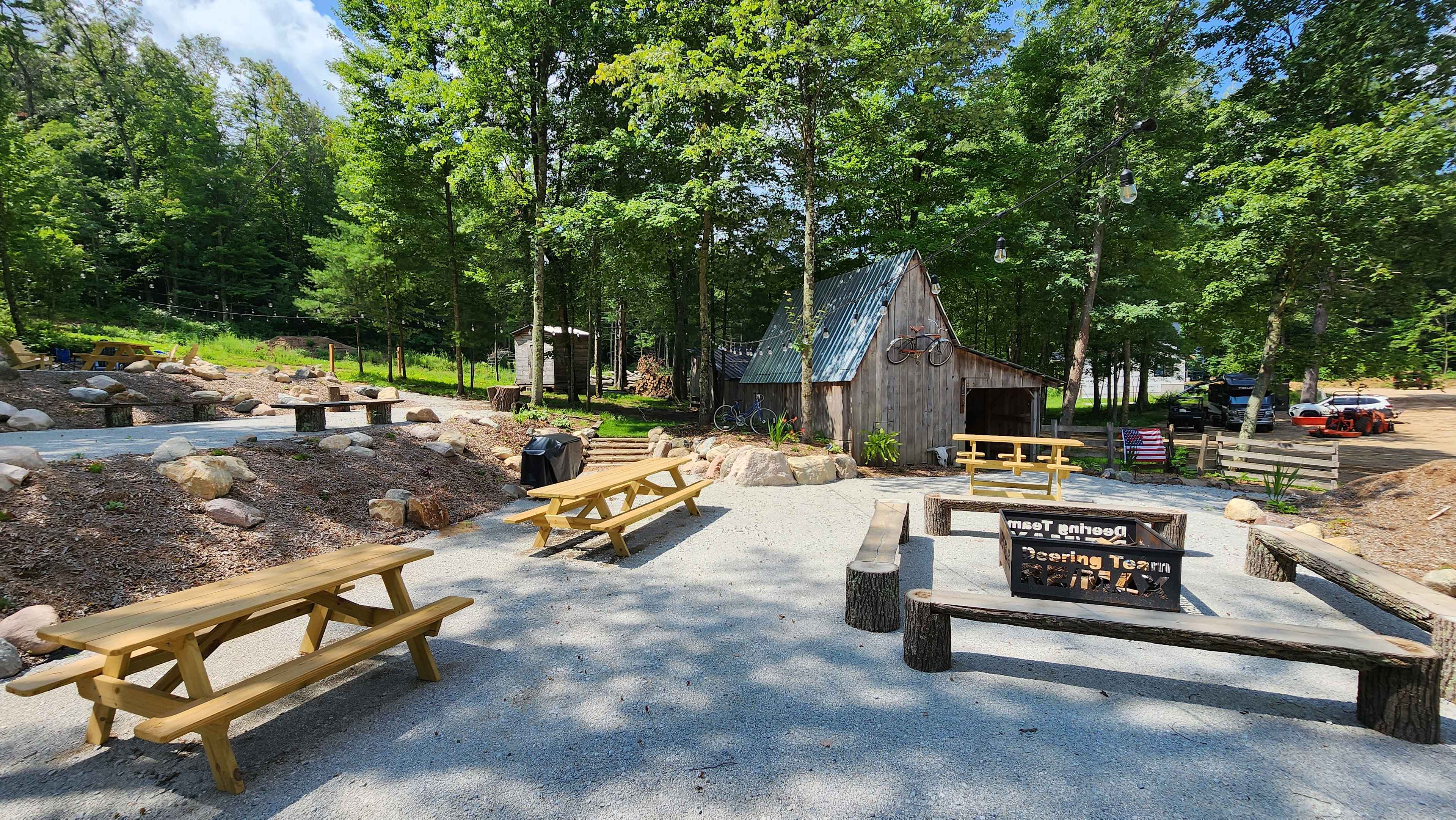 Dragon Adventures Base Camp - Hipcamp in White Cloud, Michigan