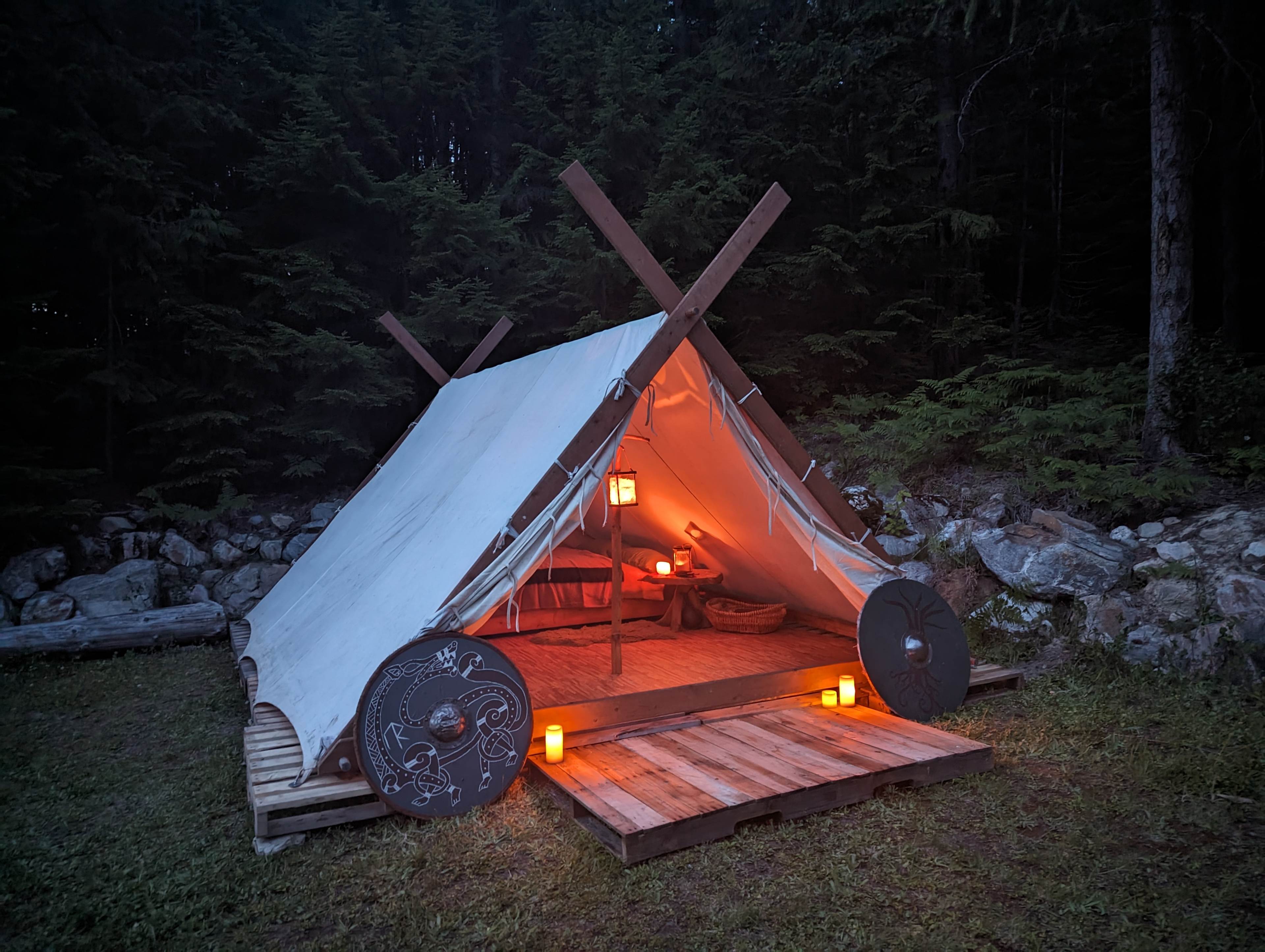 Valhalla Viking Glamping - Hipcamp in Nakusp, British Columbia